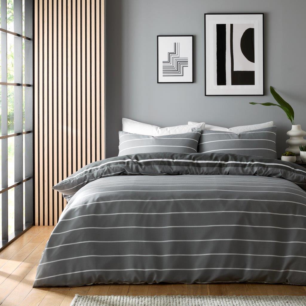 Harris Pattern Reversible Duvet Set - The Egyptian Cotton